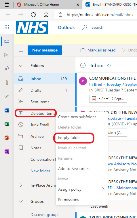 Quick Tips O365 Outlook Via Portal IT Training Support quick-tips-o365-outlook-via-portal-it-training-support
